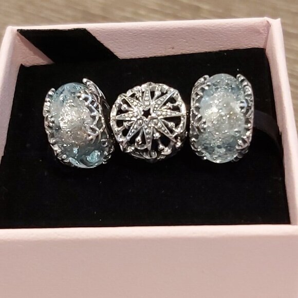 Pandora | Jewelry | Authentic Pandora Sterling Silver Winter Blue ...